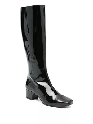CAREL 50mm Leather Square-toe Boots
