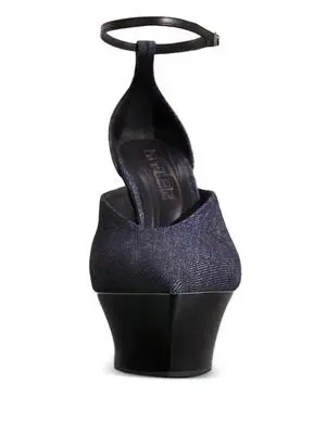 MUGLER Ankle-strap Mules