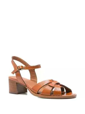 KING TARTUFOLI 50mm Leather Ankle-strap Sandals