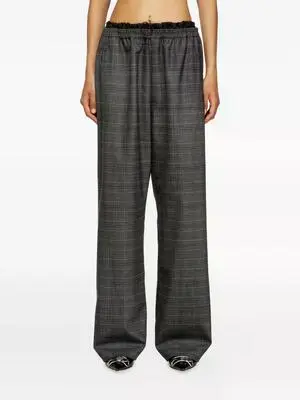 DIESEL Checked Straight Trousers
