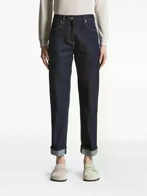 Peserico Cuffed Five-pocket Denim Jeans