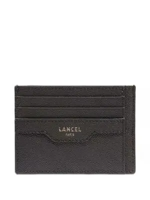 LANCEL Leather Card Holder - Black