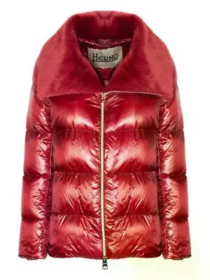 Herno Quilted Puffer Jacket With Trimmed-collar