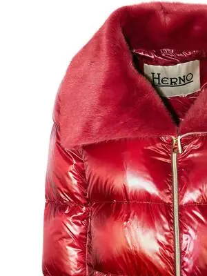 Herno Quilted Puffer Jacket With Trimmed-collar
