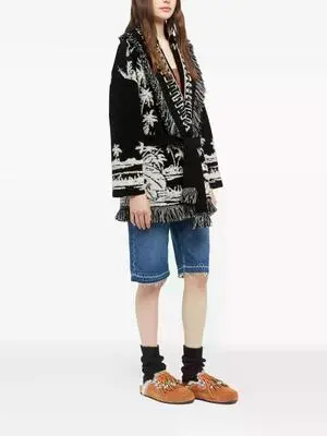 Alanui Palm Grove Tales Fringe Cardigan