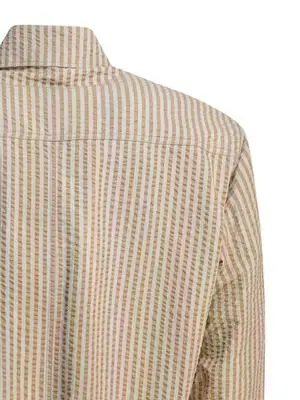 KAPTAIN SUNSHINE Safari Striped-pattern Shirt Jacket