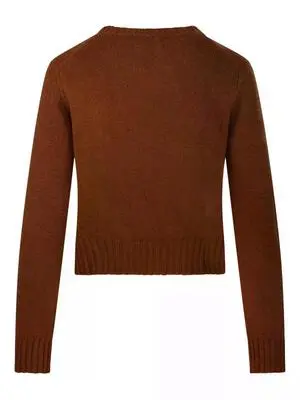 BEYOU Round-neck Ribbed Jumper