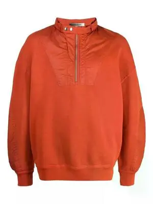 MARANT Paneled Half-zip Sweatshirt - Red
