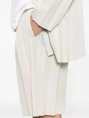 Issey Miyake Edge-ensemble Shorts - Neutrals