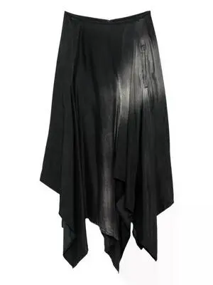 Yohji Yamamoto Asymmetric Mid Skirt