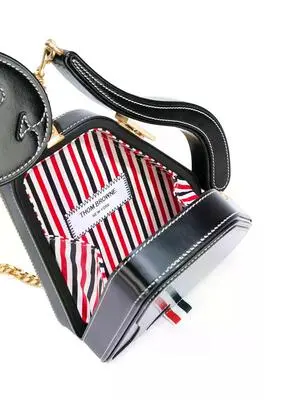Thom Browne Cat Icon Calfskin Clutch