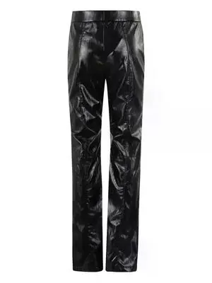 Federica Tosi Leather Paneled Trousers