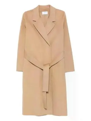 THE DYNAMIS STUDIO Belted Long-sleeved Coat