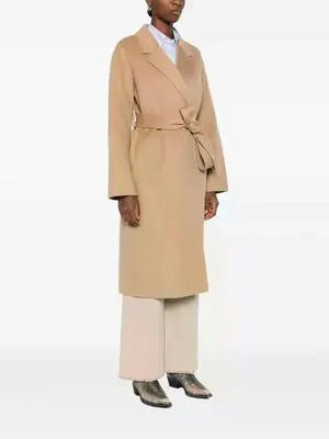 THE DYNAMIS STUDIO Belted Long-sleeved Coat