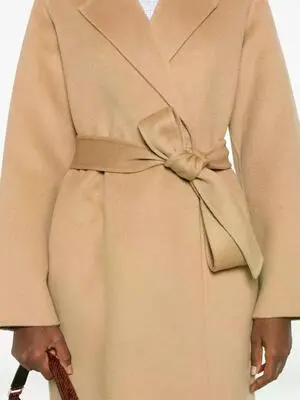 THE DYNAMIS STUDIO Belted Long-sleeved Coat