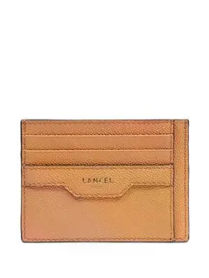 LANCEL Leather Card Holder - Brown