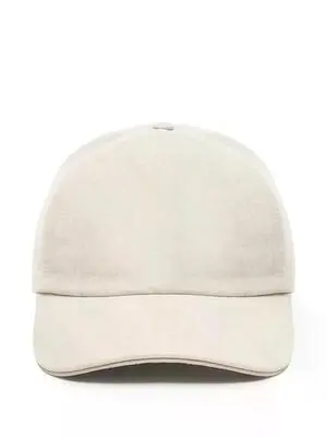Eleventy Wool-blend Baseball Cap - Neutrals