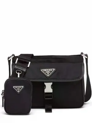 Prada Logo-plaque Messenger Bag