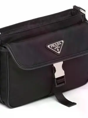 Prada Logo-plaque Messenger Bag