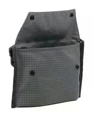 RAYON VERT Grid-pattern Flap Shoulder Bag