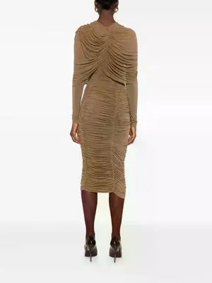 Magda Butrym Draped Midi Dress