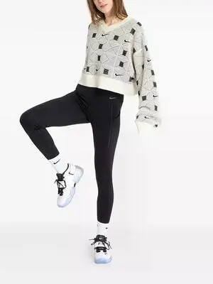 Nike Geometric Pattern V-neck Sweater