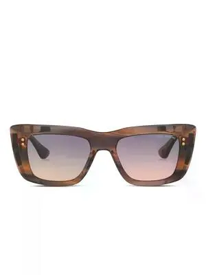 Dita Geometric Frame Sunglasses