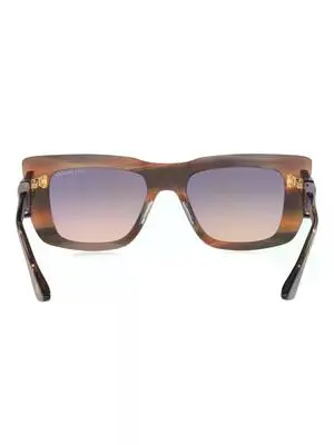 Dita Geometric Frame Sunglasses