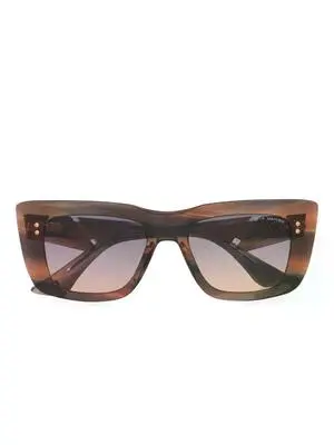 Dita Geometric Frame Sunglasses