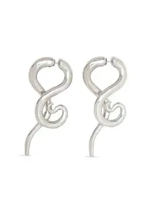 PANCONESI Snake-shaped Drop Earrings