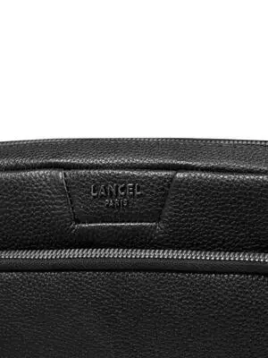 LANCEL Leather Double-zip Clutch