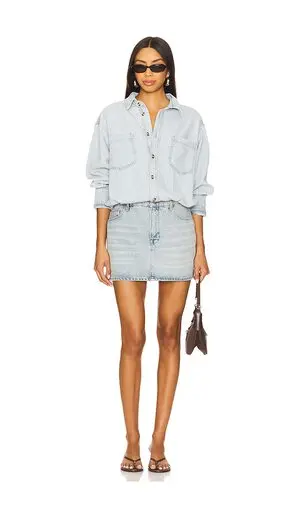 Good American Denim Shirt Dress