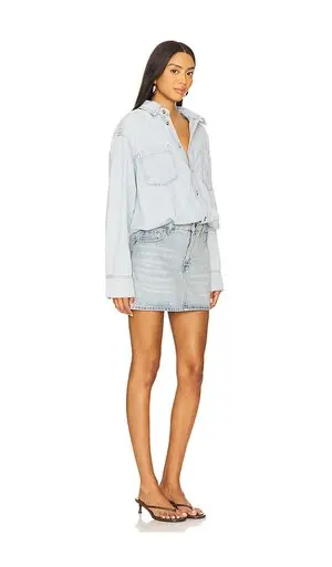 Good American Denim Shirt Dress