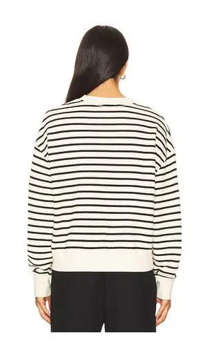 ANINE BING Dean Striped Sweatshirt
