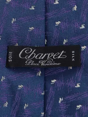 Charvet 8.5cm Embroidered Silk Tie