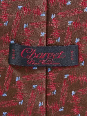 Charvet 8.5cm Embroidered Silk Tie