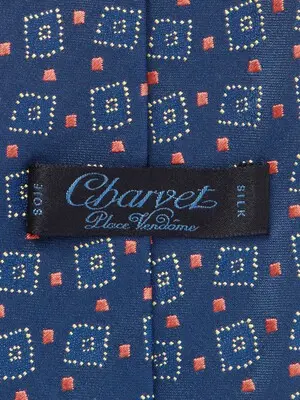 Charvet 8.5cm Silk-jacquard Neck Tie - Blue