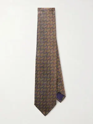 Charvet 8cm Silk-jacquard Neck Tie - Blue