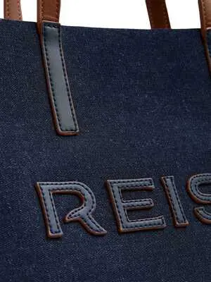 REISS Lola Canvas Logo Tote Bag