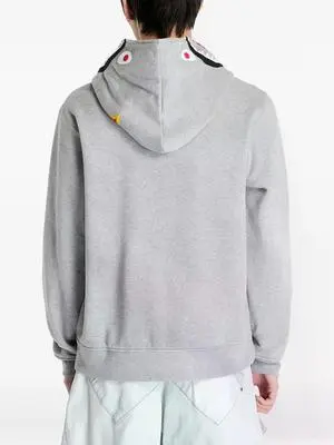 A BATHING APE Shark-hood Zip-up Hoodie - Grey