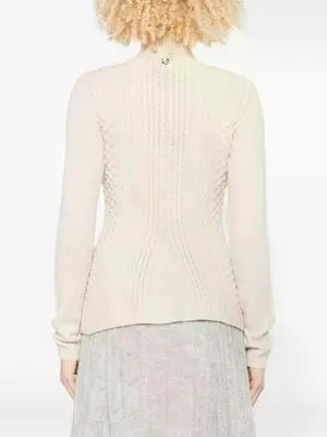 TWINSET Cable-knit Turtleneck Sweater
