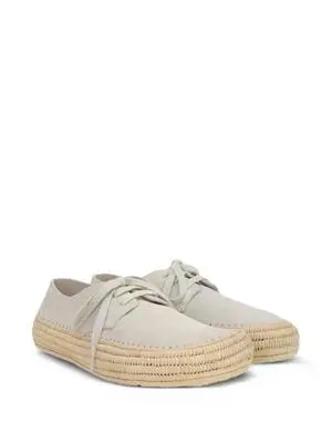 Loewe Rio Petal-toe Lace-up Shoes - Grey