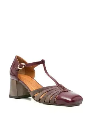 Chie Mihara 60mm T-bar Block-heel Pumps