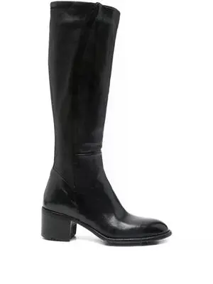 LEMARGO 60mm Leather Zip Boots