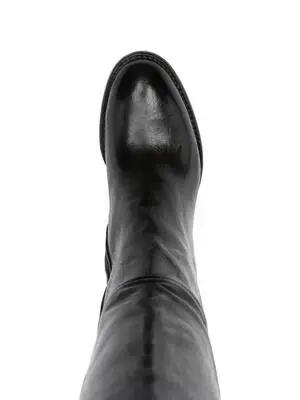 LEMARGO 60mm Leather Zip Boots