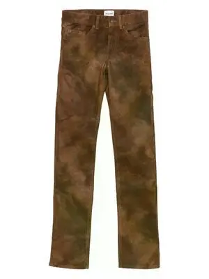 MARANT ETOILE Kelsie Leather-effect Trousers