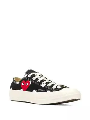 CONVERSE X COMME DES GARONS PLAY Polka Dot Sneakers - Black