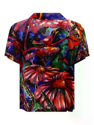 BRAIN DEAD Printed Short-sleeve Shirt