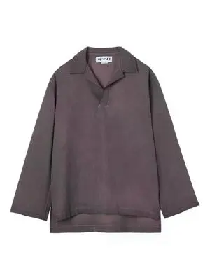 Sunnei Wool Polo Shirt - Brown