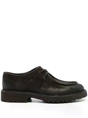DOUCAL'S Distressed Derby Shoes